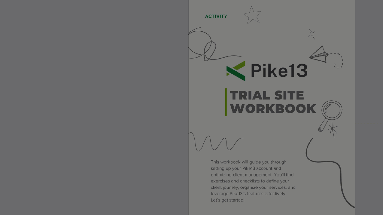 Getting Started with Your Pike13 Trial